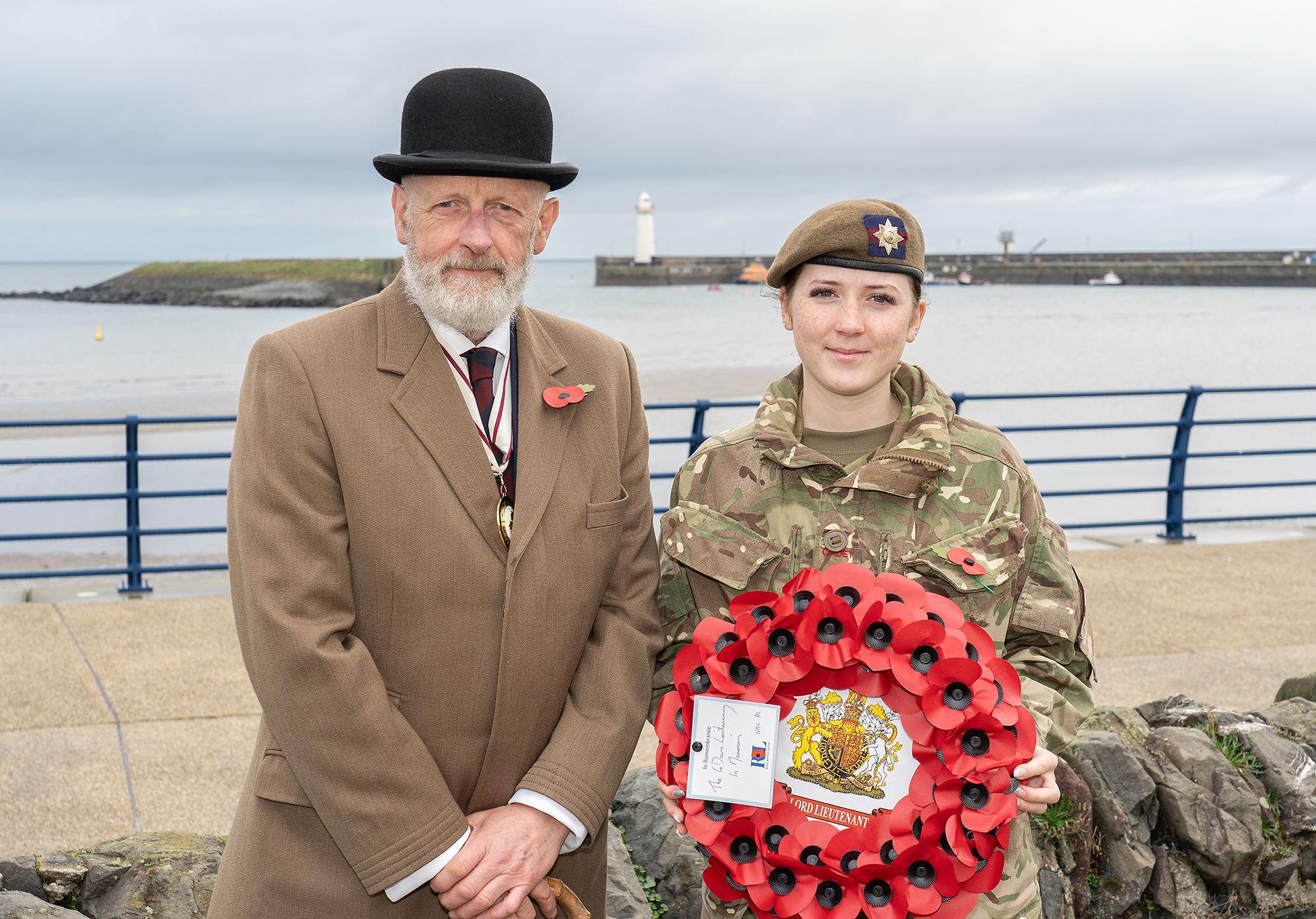 Remembrance Sunday 2024 in Donaghadee - Down Lieutenancy